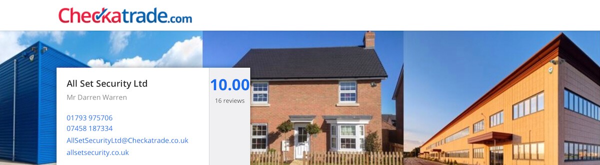 All Set Security are now a Checkatrade Member | All Set Security